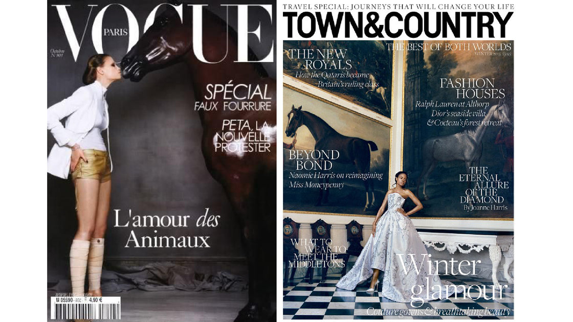 Equine Elegance: Horses on Fashion Magazine Covers – KaterinaMorgan.art